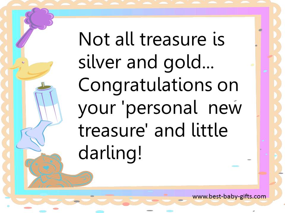 Baby Congratulations Cards: what to write in a baby card